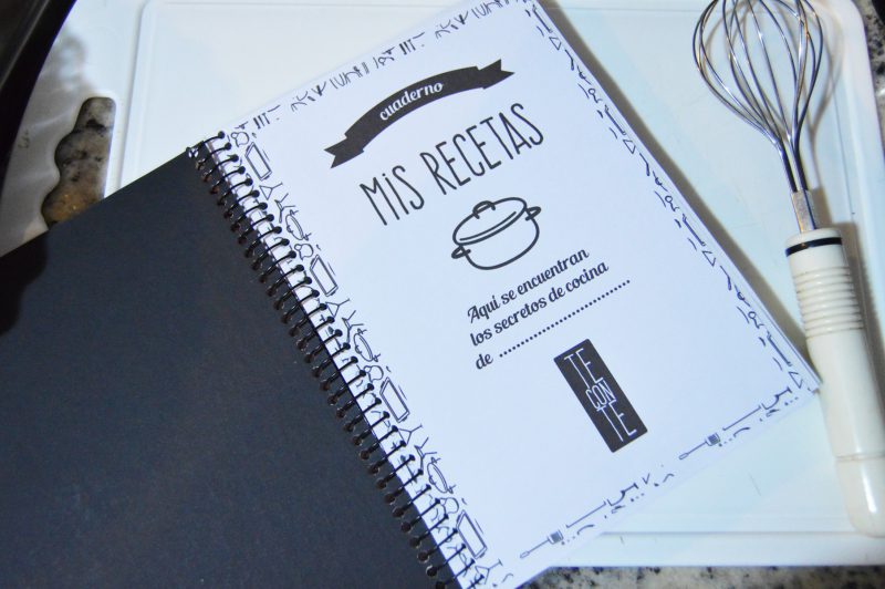 Cuaderno MIS RECETAS – TeConTe